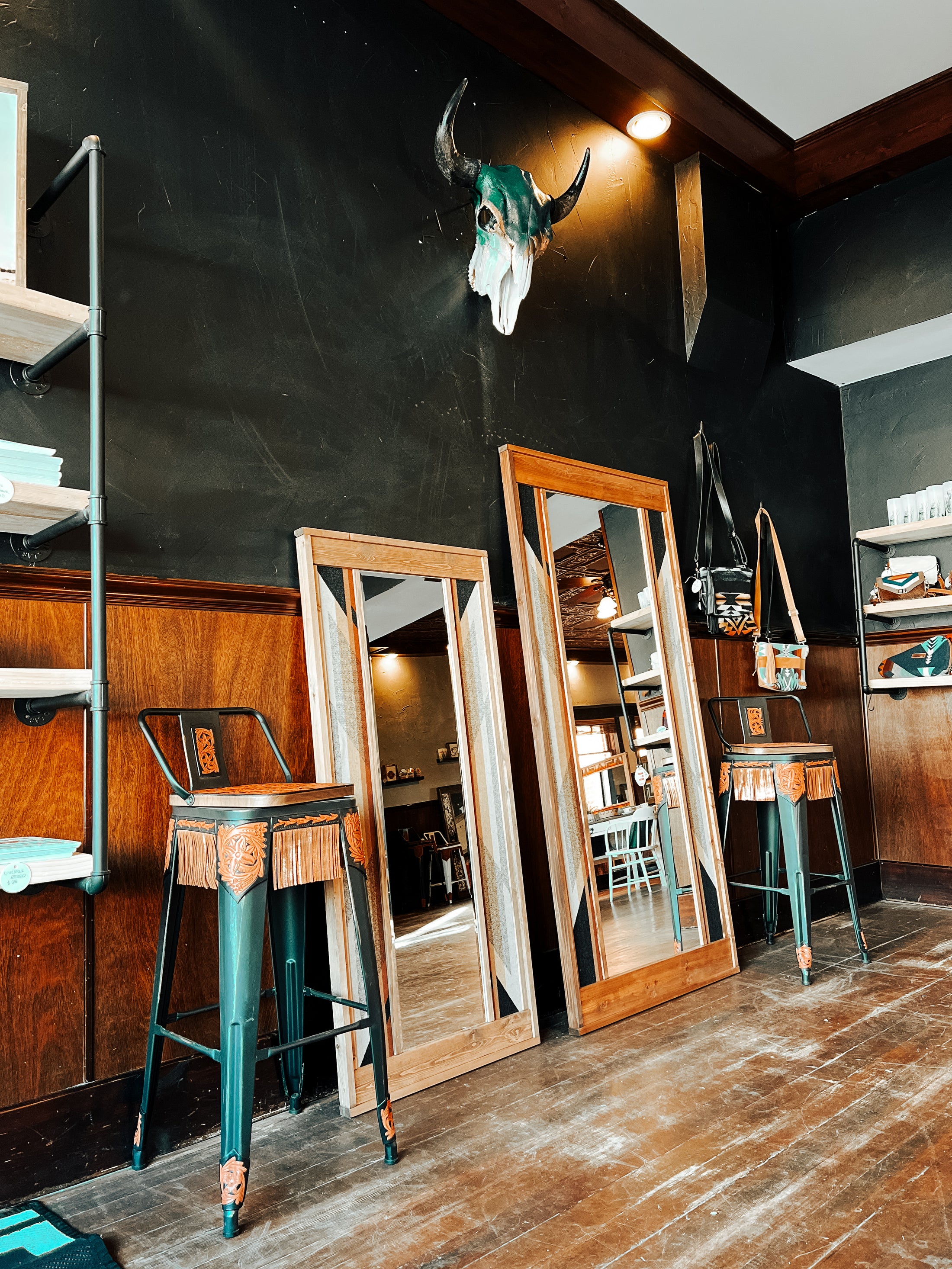 Loretta Swivel Stool Set – Brass Bunkhouse