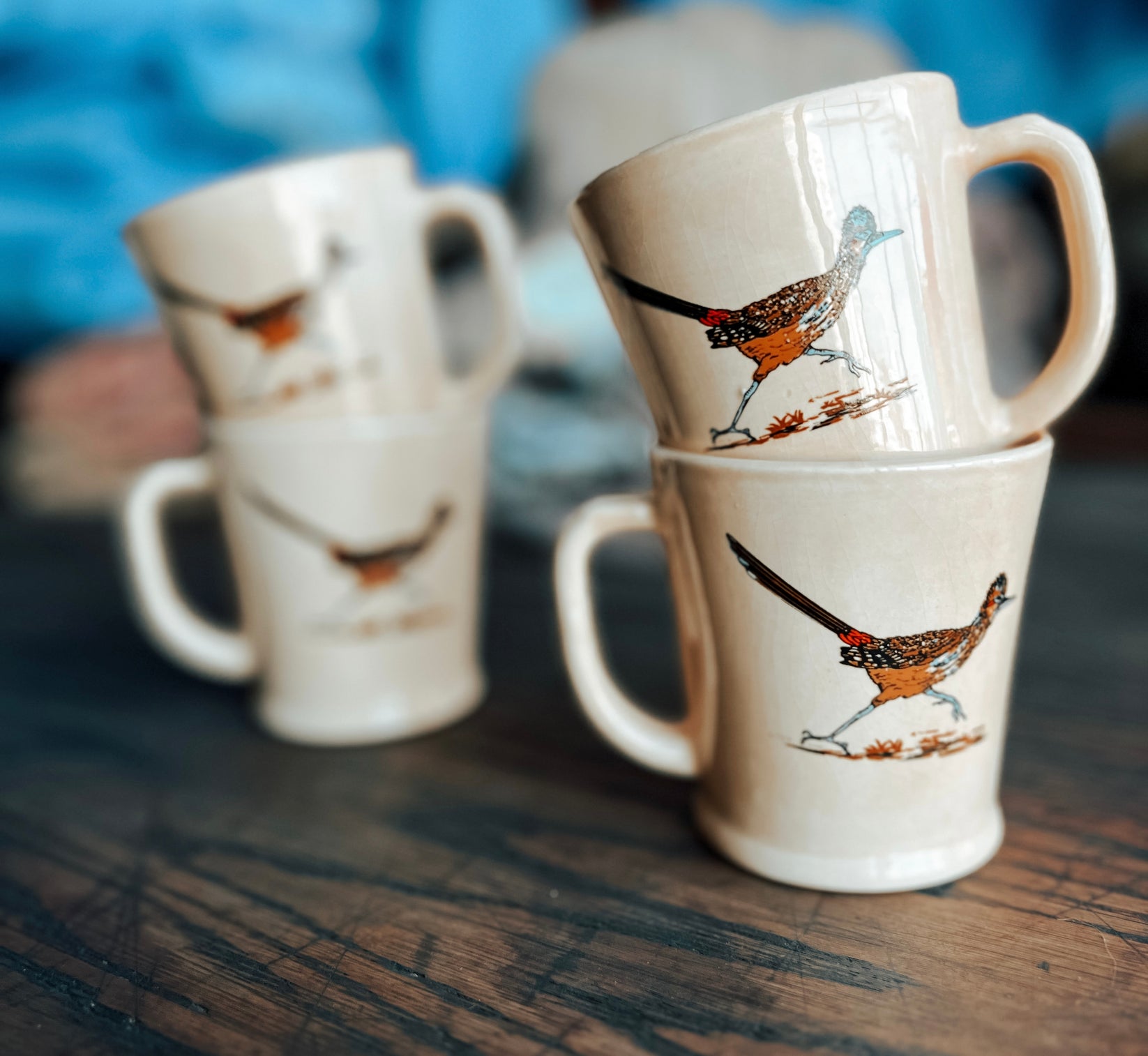 Roadrunner Desert Beige Coffee Cup – Brass Bunkhouse