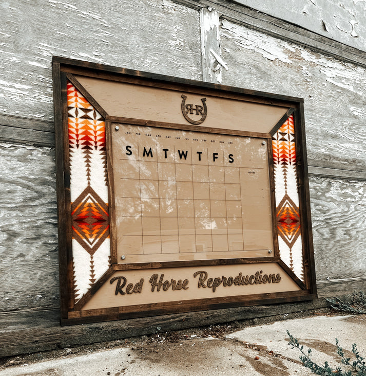 Custom Monthly Calendar – Brass Bunkhouse