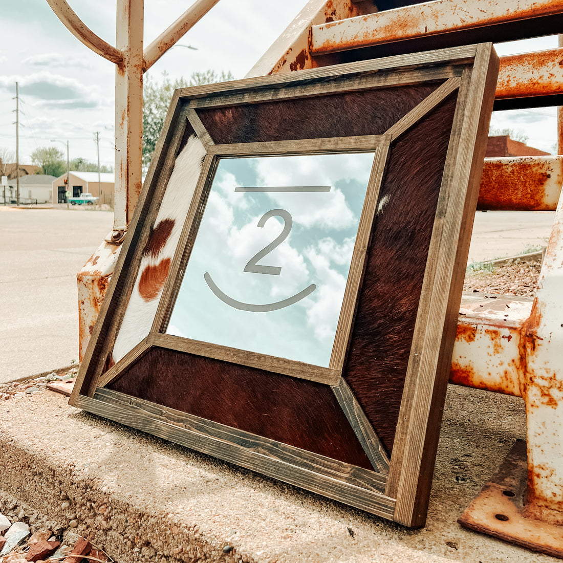 Branded Wall Hanger Mirror – Brass Bunkhouse