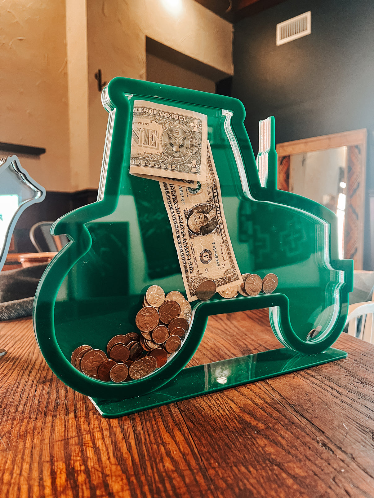 Tractor Bank – Brass Bunkhouse