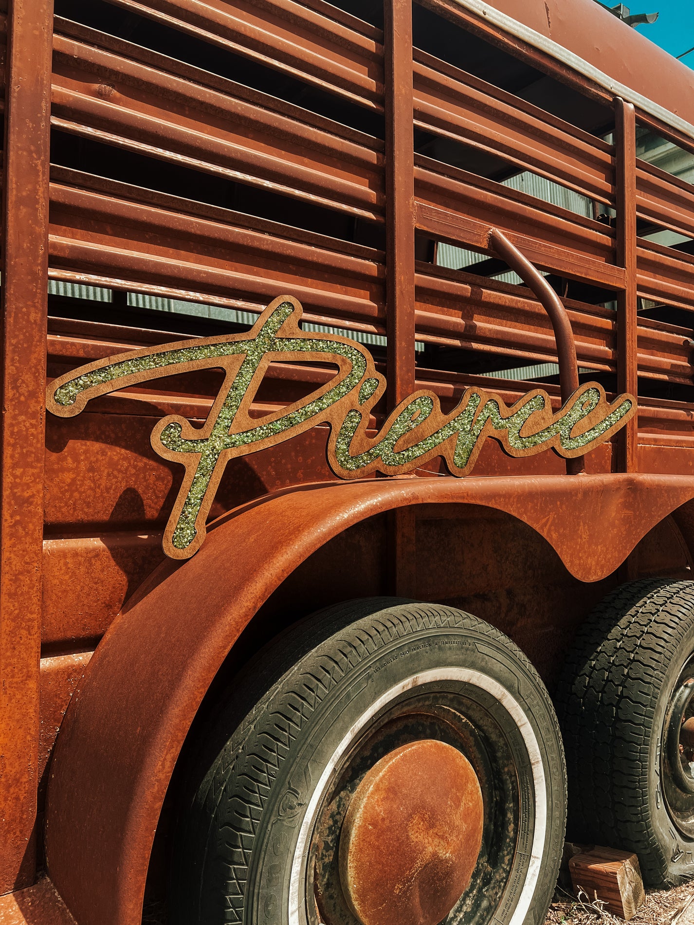 Stone Inlay Name – Brass Bunkhouse