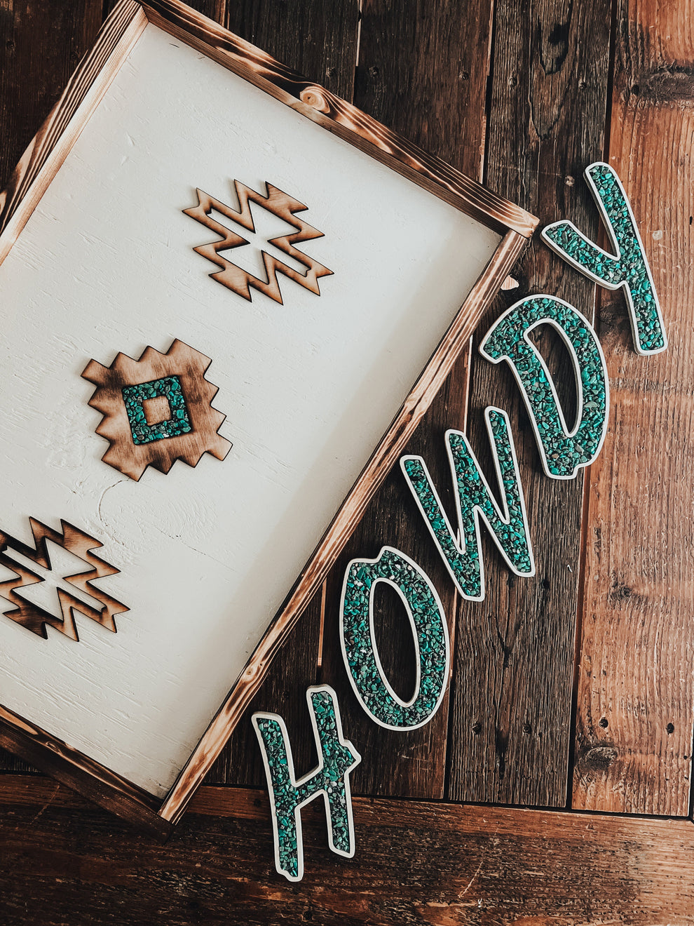 Stone Inlay Letter – Brass Bunkhouse